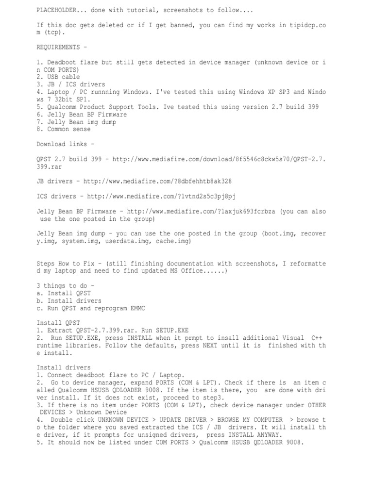 Bricked | PDF | Booting | Microsoft Windows