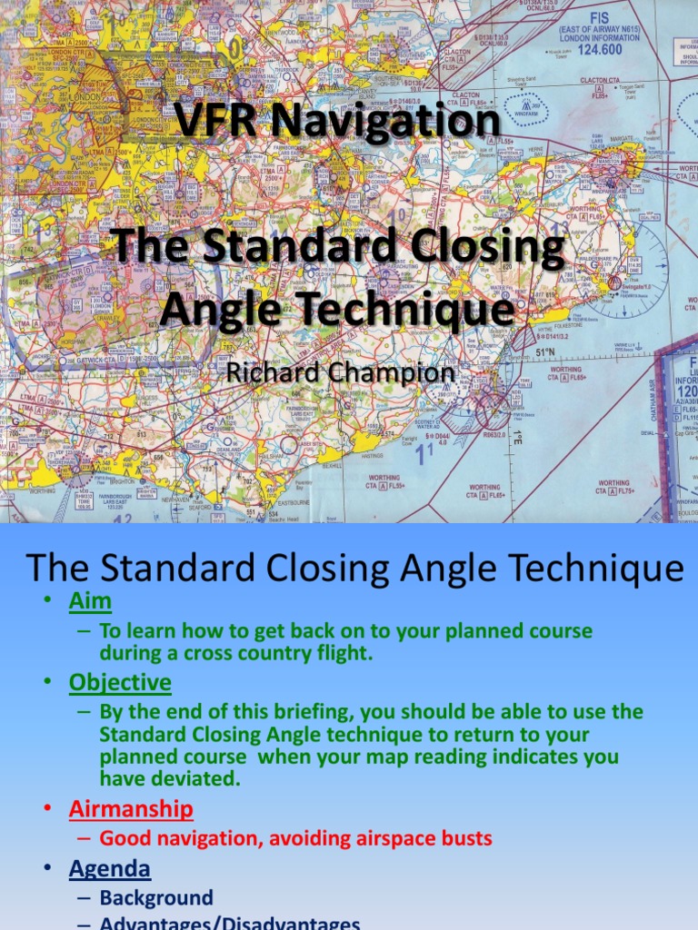 VFR Navigation Part 3 - The Standard Closing Angle Technique | Download ...