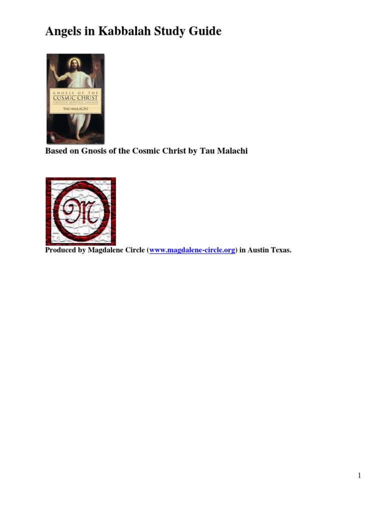 Kabbalah Angels | PDF | Angel | Michael (Archangel)