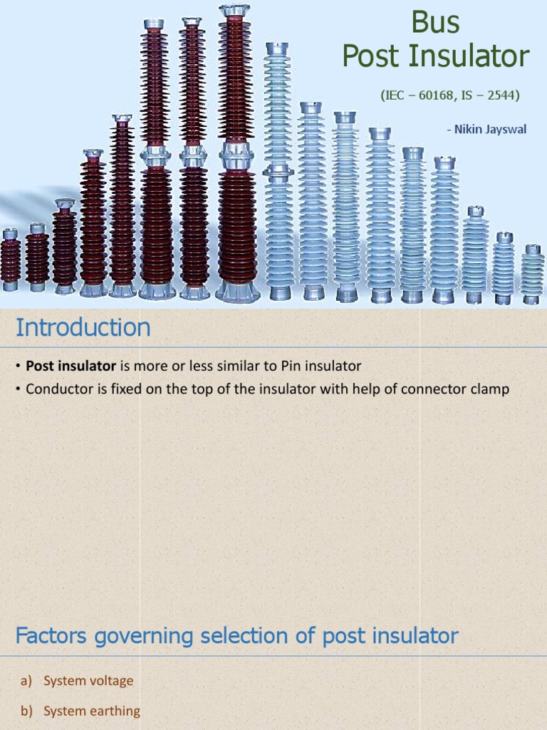 Bus Post Insulator | PDF