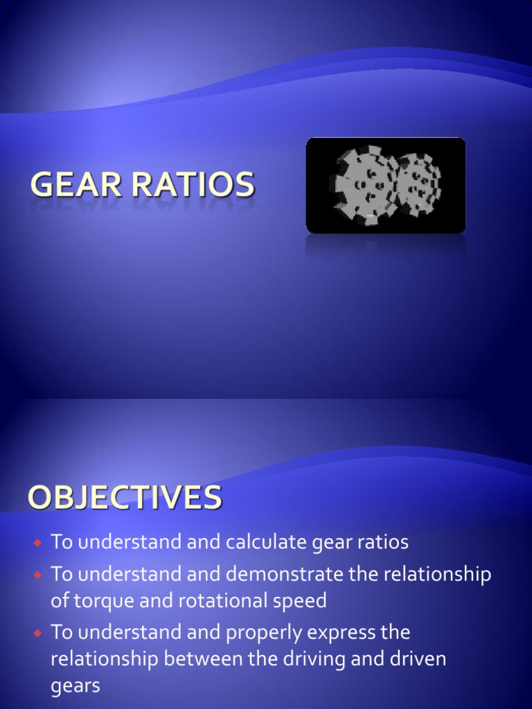 Gear Ratios | Transmission (Mechanics) | Gear