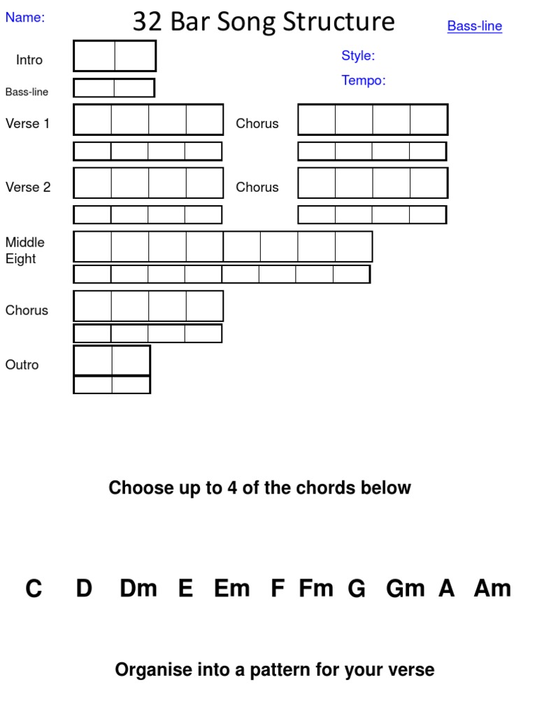 Song Writing | PDF | Song Structure | Rhythm