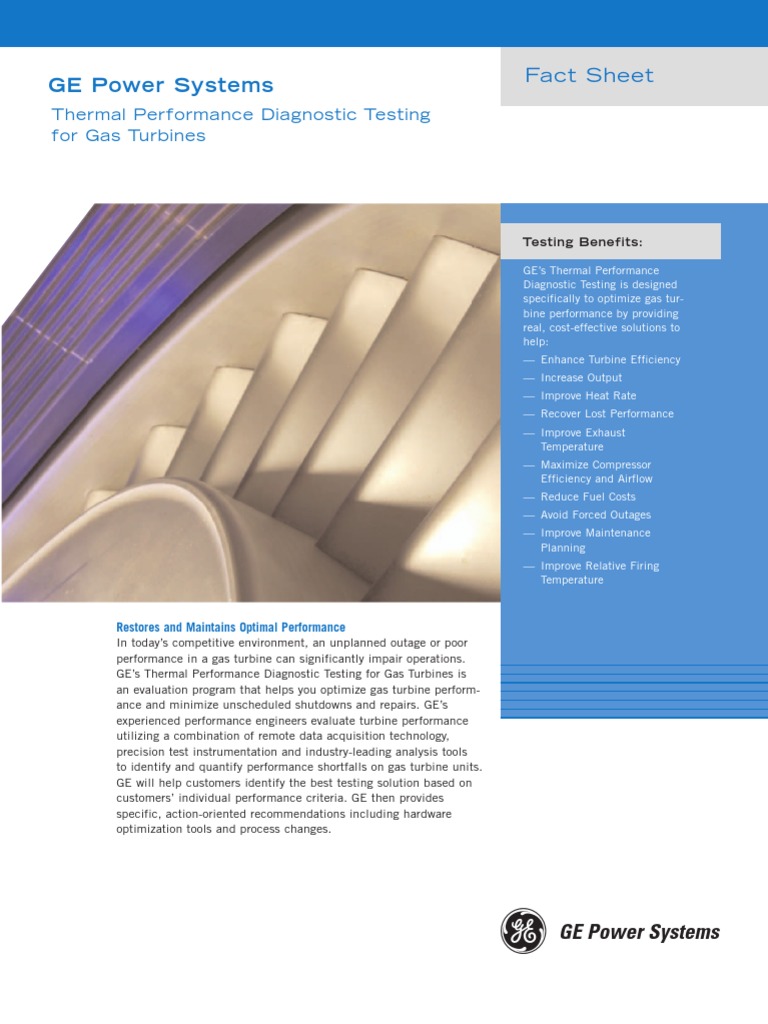 Gas Turbine Performance Testing Solutions | PDF | Gas Turbine ...