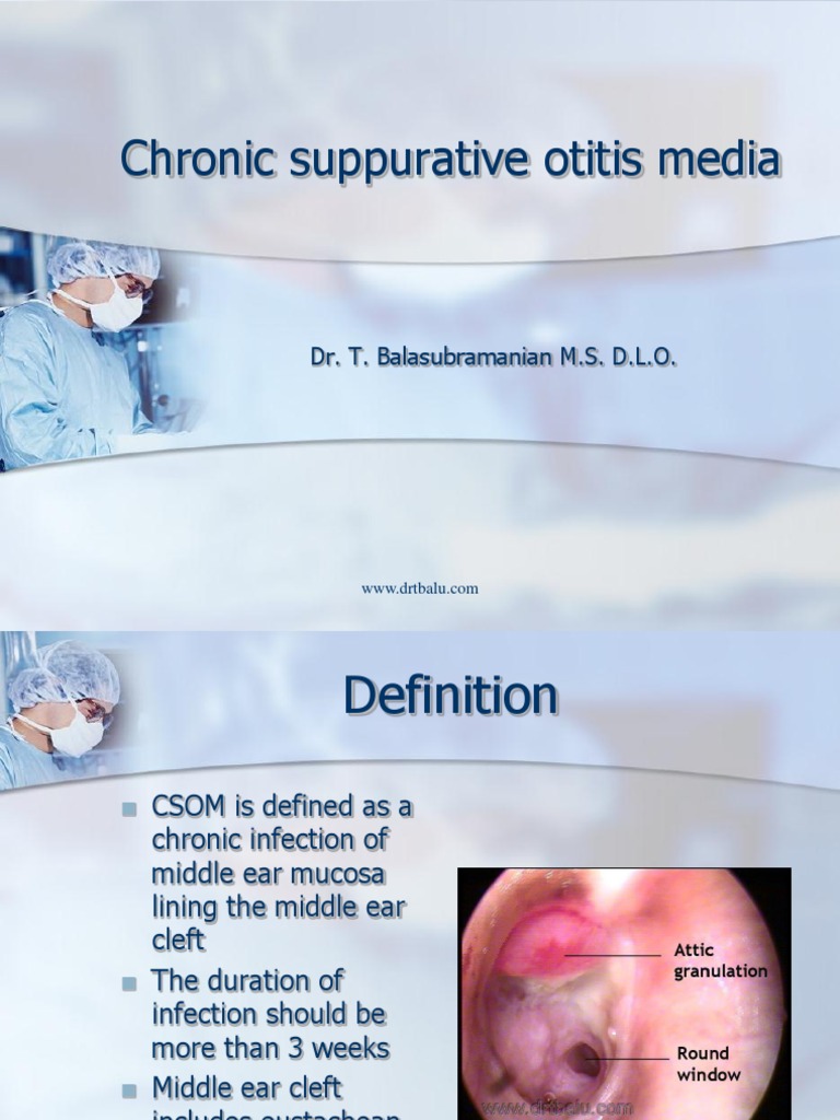 csom | Ear | Hearing Loss