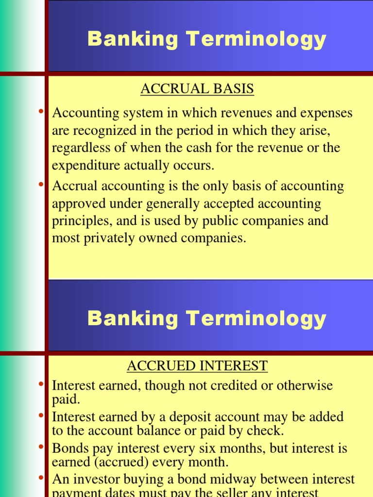 Banking Terminology | PDF | Repurchase Agreement | Loans
