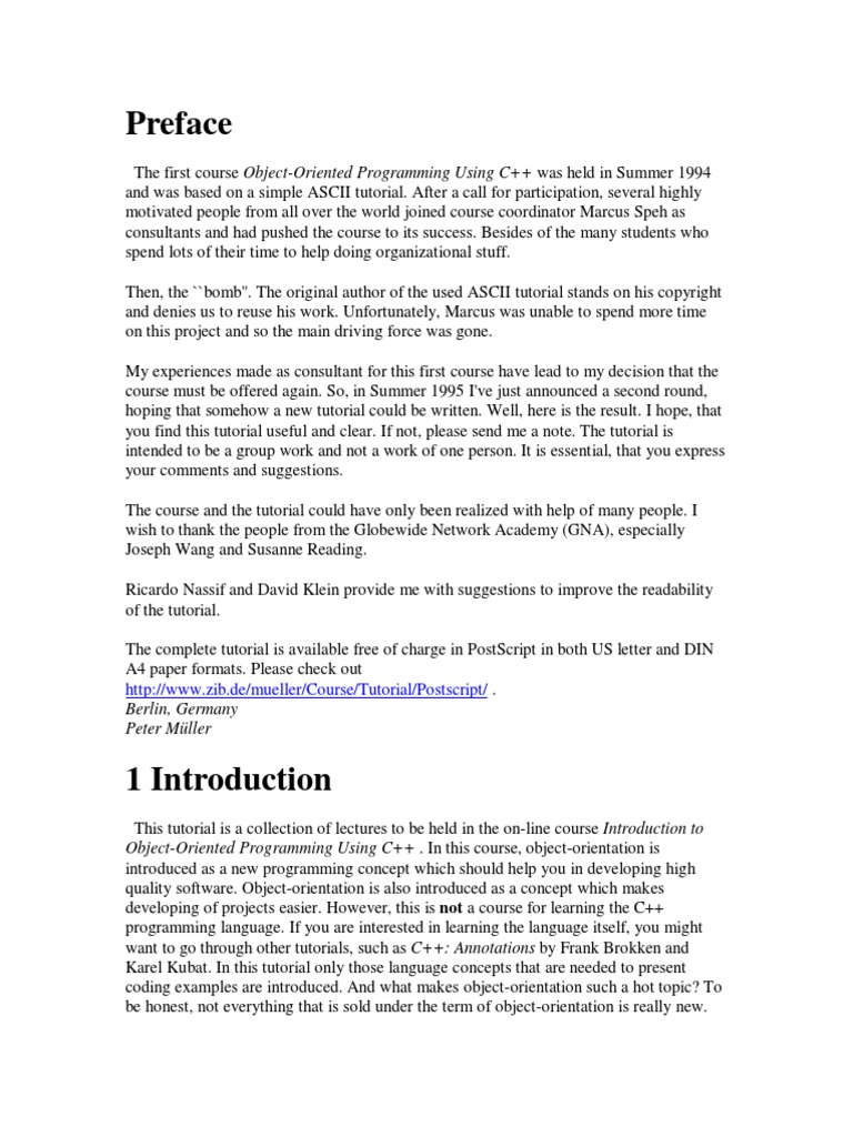 Introduction To OPP | PDF | Object (Computer Science) | Class (Computer ...