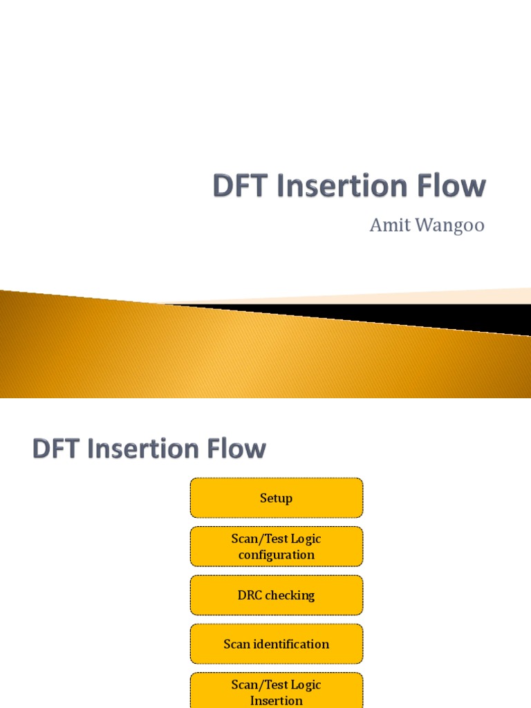 DFT Insertion Flow | PDF