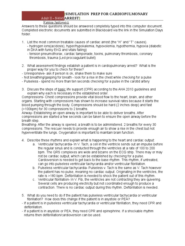 Code Blue | PDF | Heart | Cardiovascular Physiology