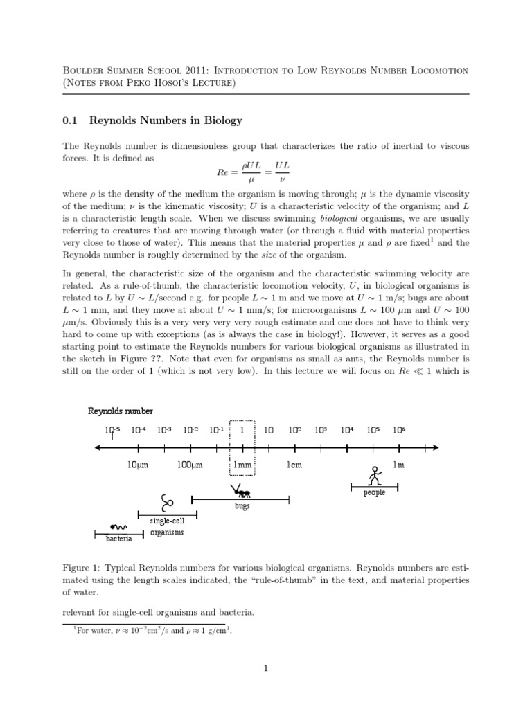 Life at Low Reynolds Number | PDF | Reynolds Number | Drag (Physics)