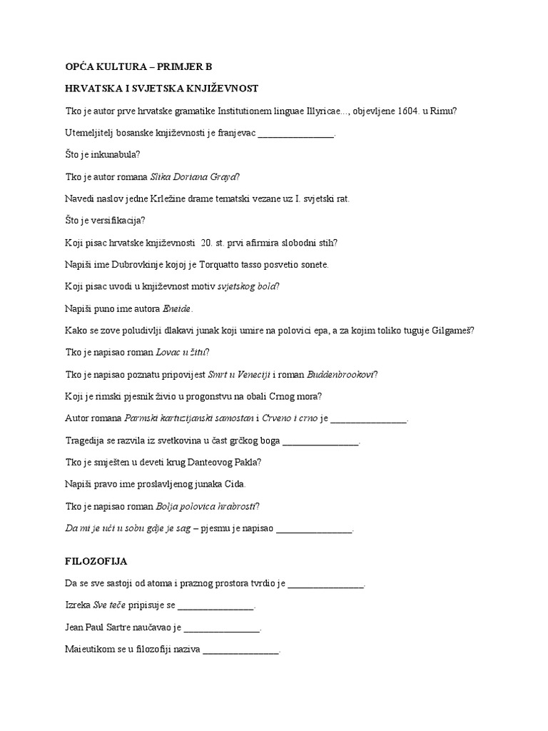 Opca Kultura - 2 | PDF