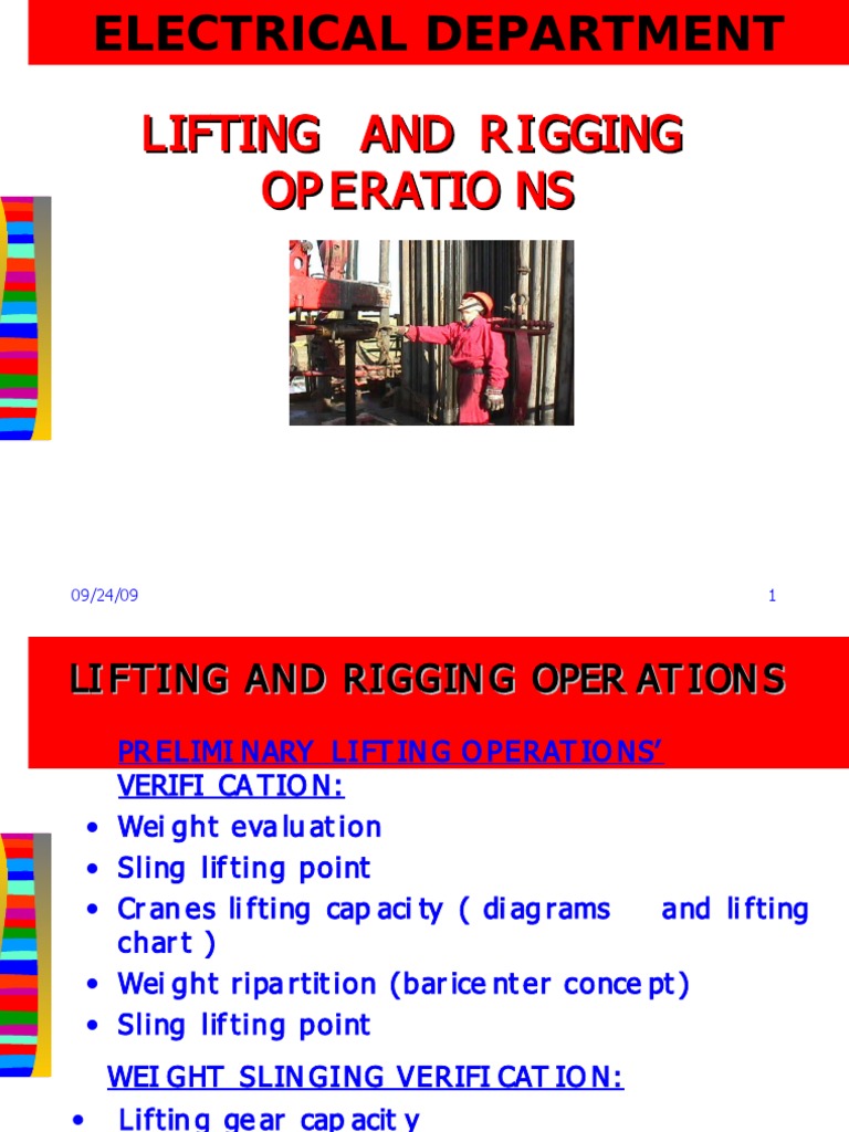 Lifting Operations | PDF