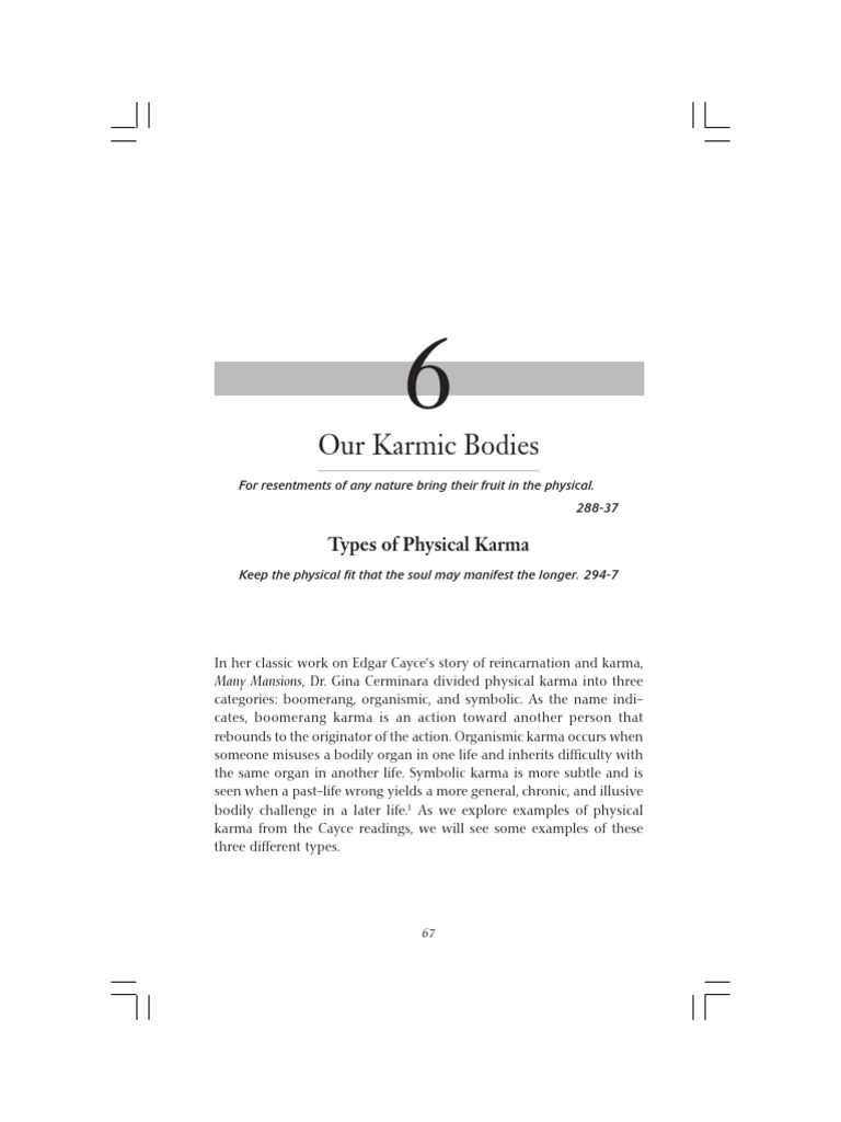 Our Karmic Bodies | PDF | Karma | Hope