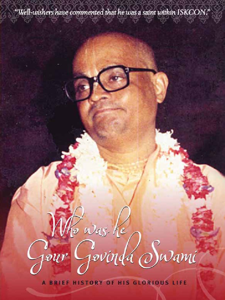 Gour Govinda Swami - Who Was He ? | PDF | Indian Religions | Religion ...