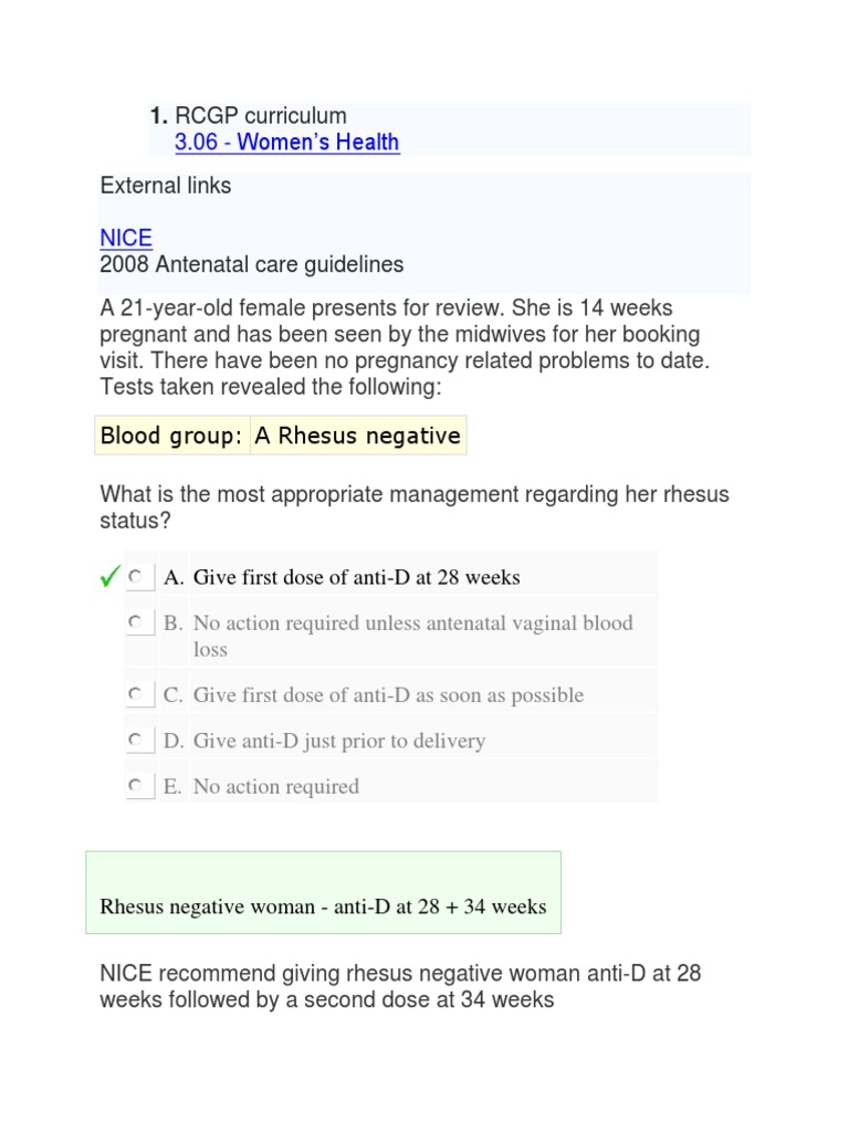 Anc 1 | PDF | Gestational Diabetes | Hypertension