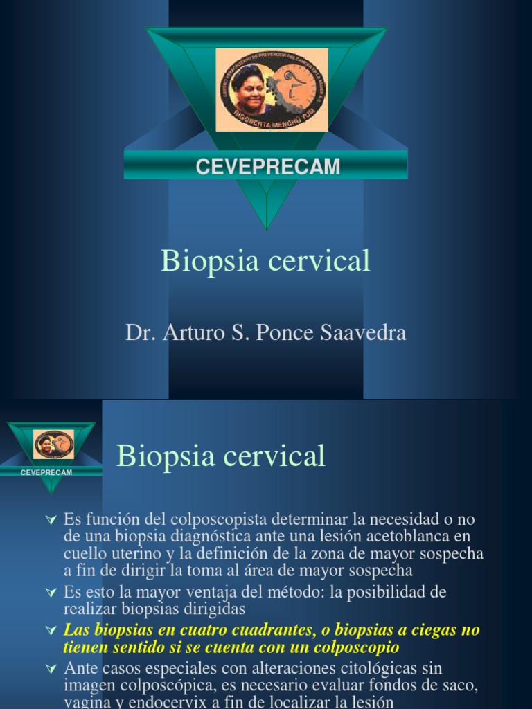 Biopsia Cervical | PDF | Biopsia | Enfermedades y trastornos