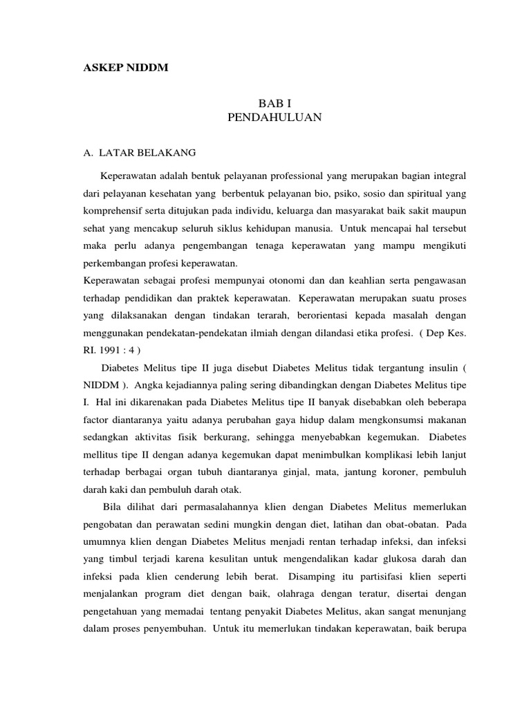 Askep Lengkap DM | PDF | Kesehatan Holistik