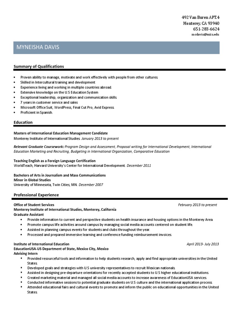 Practicum Resume | PDF | English As A Second Or Foreign Language | Sharing