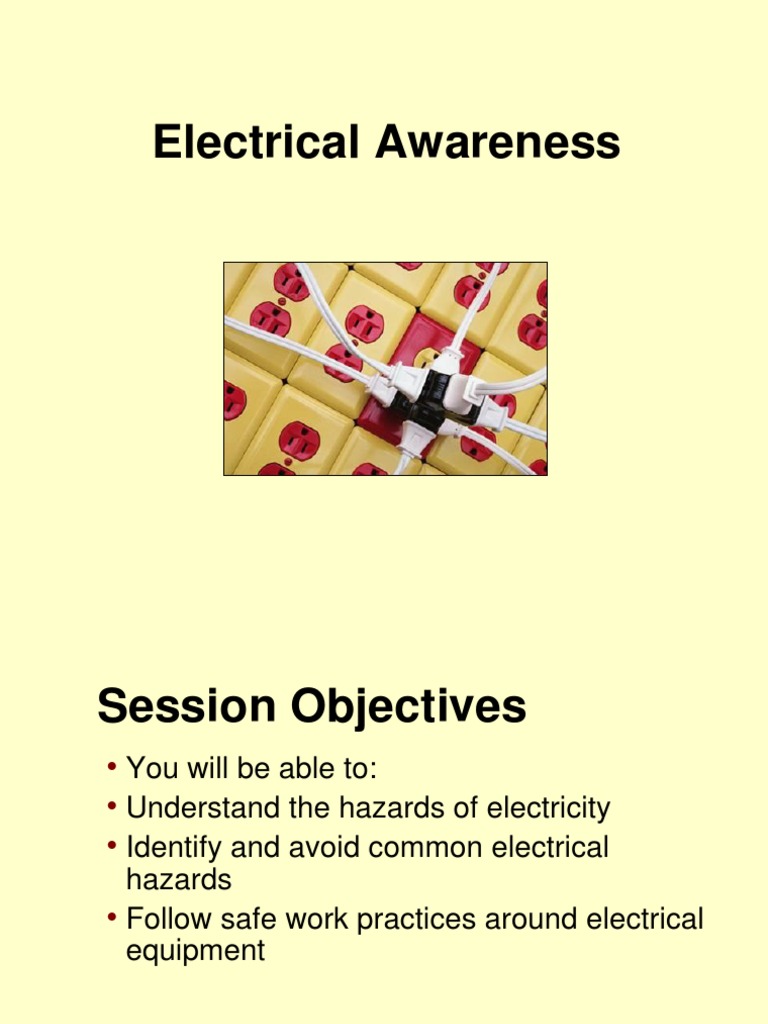 Electrical Awareness | PDF | Electric Shock | Safety