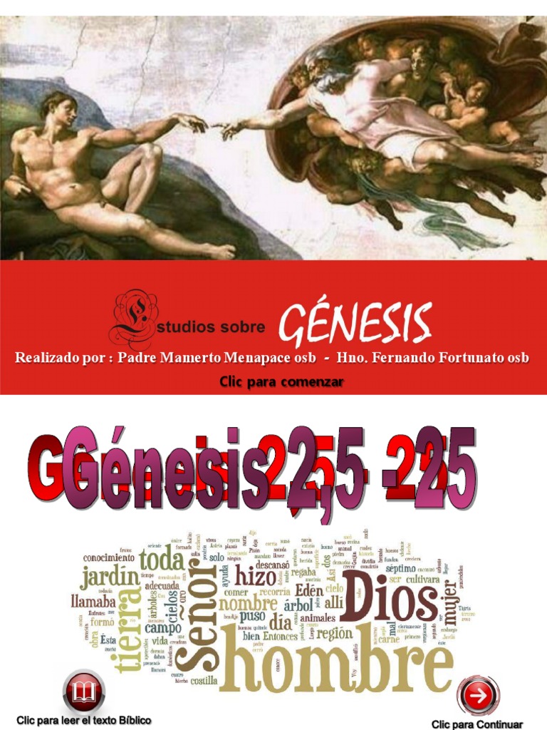 2 Genesis 2,5-25 | PDF | Jardín del Edén | Pecado