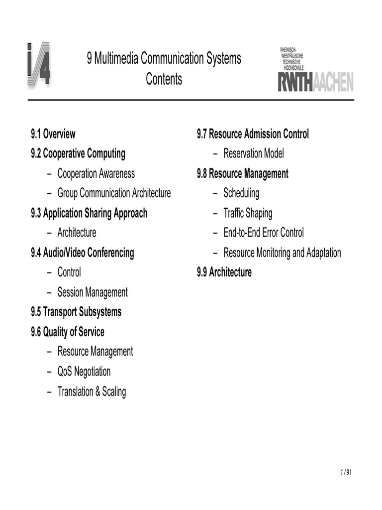 Multimedia Communication | PDF