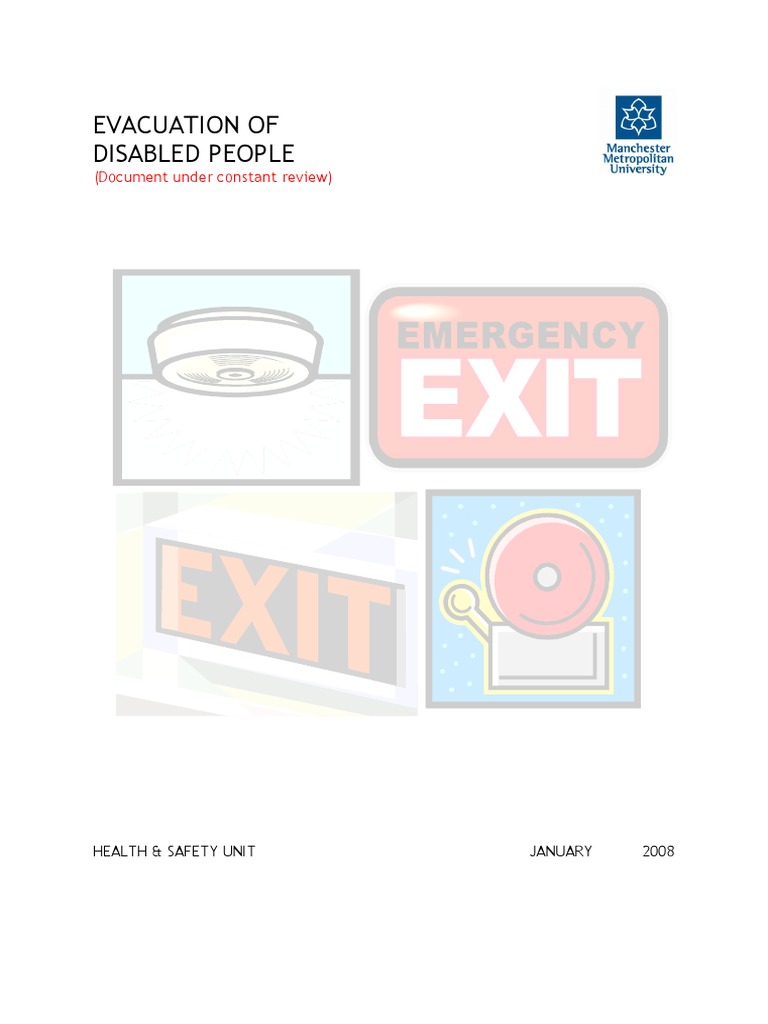 Evacuation Disabled People | PDF | Emergency Evacuation | Emergency
