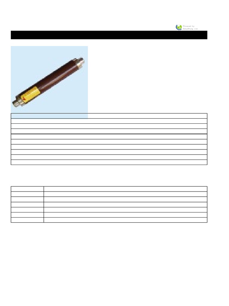 Product Description: High Voltage Fuses | Download Free PDF | Fuse ...