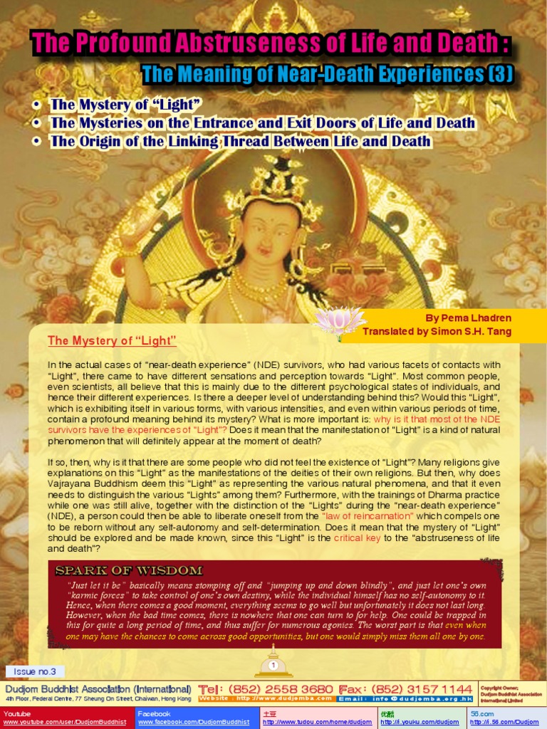 The Profound Abstruseness of Life and Death | PDF | Guru | Decomposition