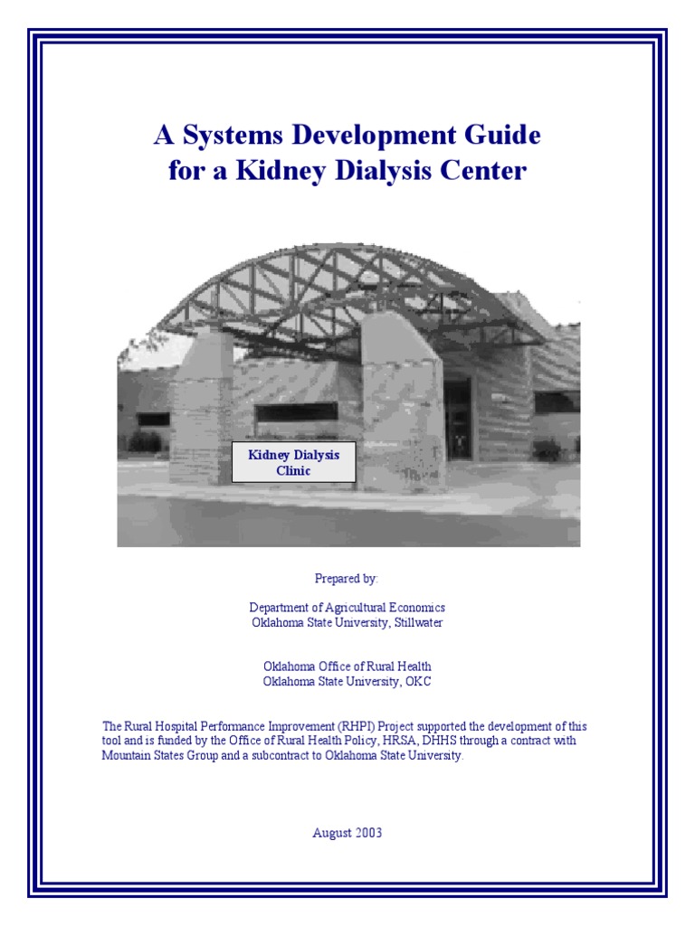 Guidebook Kidney Dialysis | PDF | Hemodialysis | Chronic Kidney Disease