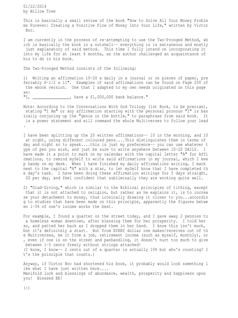 Summary of The Two-Pronged Method | PDF