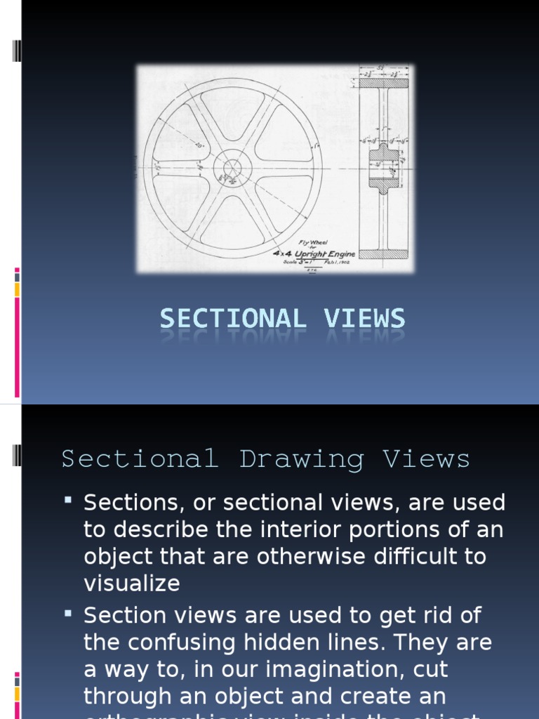 Understanding Sectional Drawing Types | PDF | Angle | Plane (Geometry)