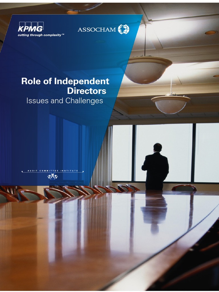 Role of Independent Directors | PDF | Board Of Directors | Corporate ...