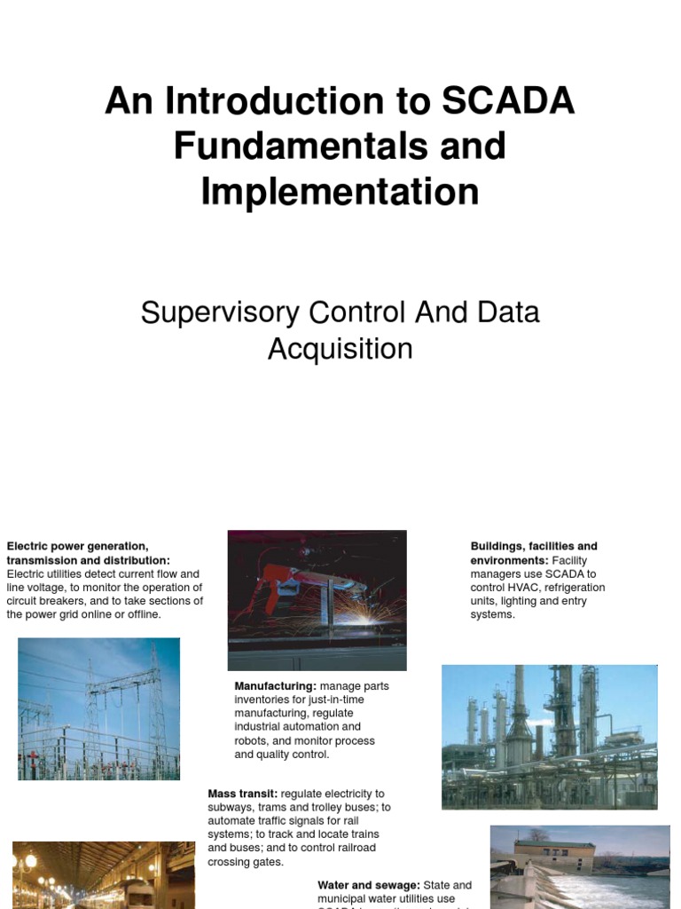 An Introduction To SCADA Fundamentals and Implementation | PDF | Scada | Computer Network