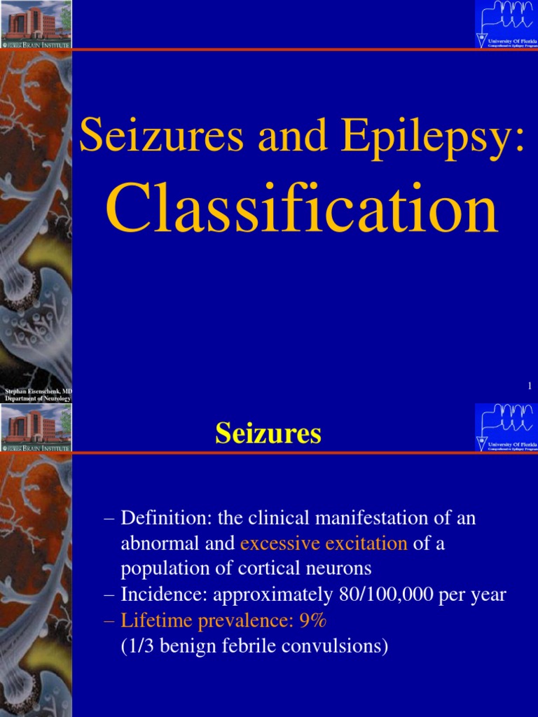 Seizure Classification | Download Free PDF | Epilepsy | Disorders ...