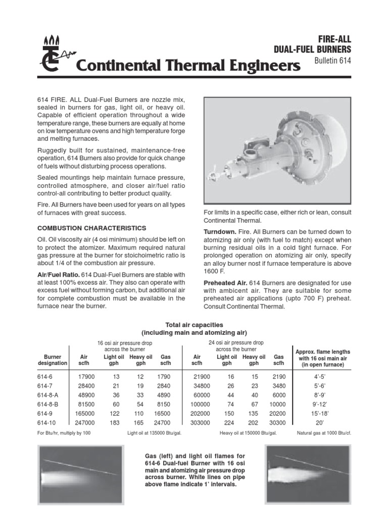 614 Furnace Oil Burner Design | PDF | Fuel Oil | Furnace