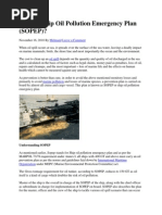 SOPEP Drills and Emergency Procedures | PDF | Ships | Oil Spill