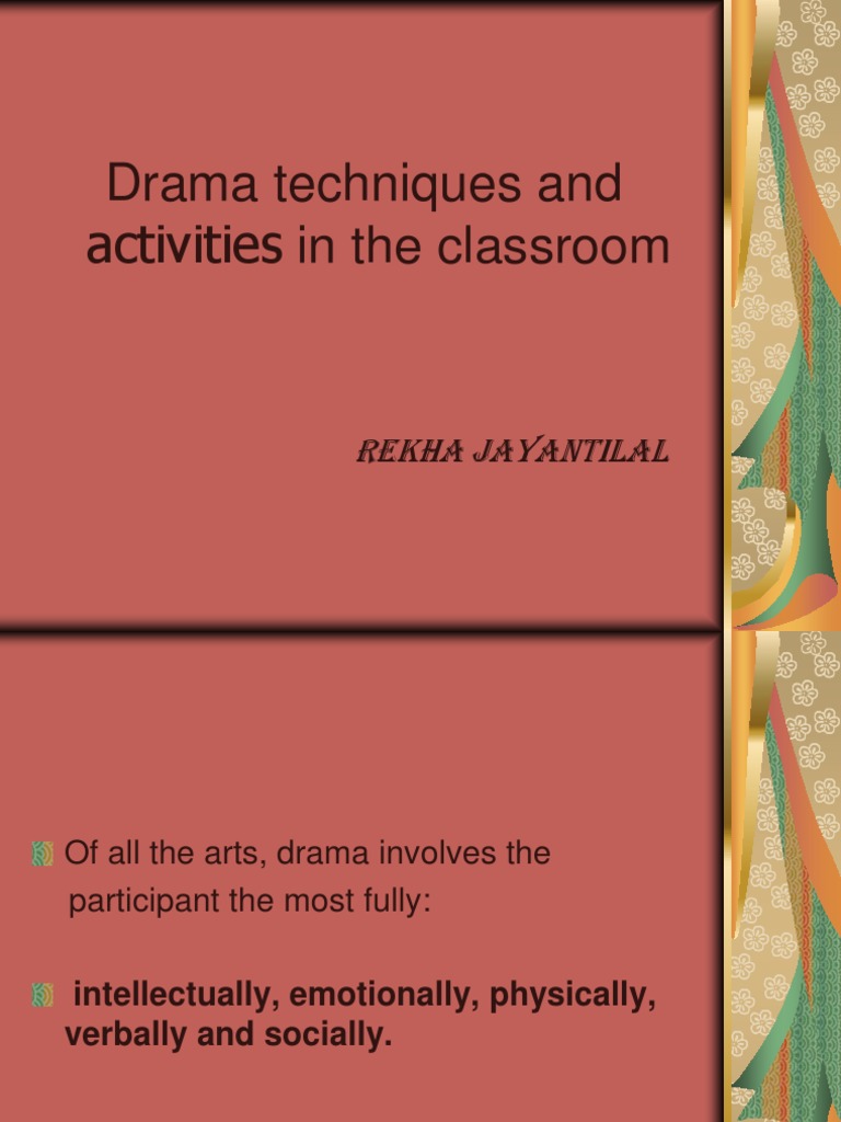 Drama Techniques | PDF | Reading (Process) | Vocabulary