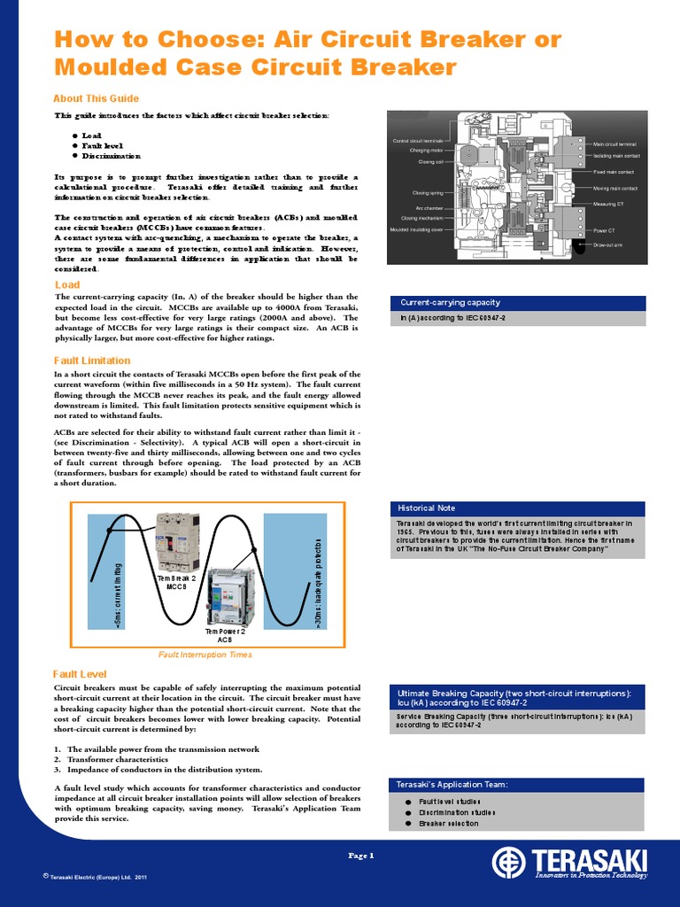 How To Choose ACB and MCBB 2011 | PDF
