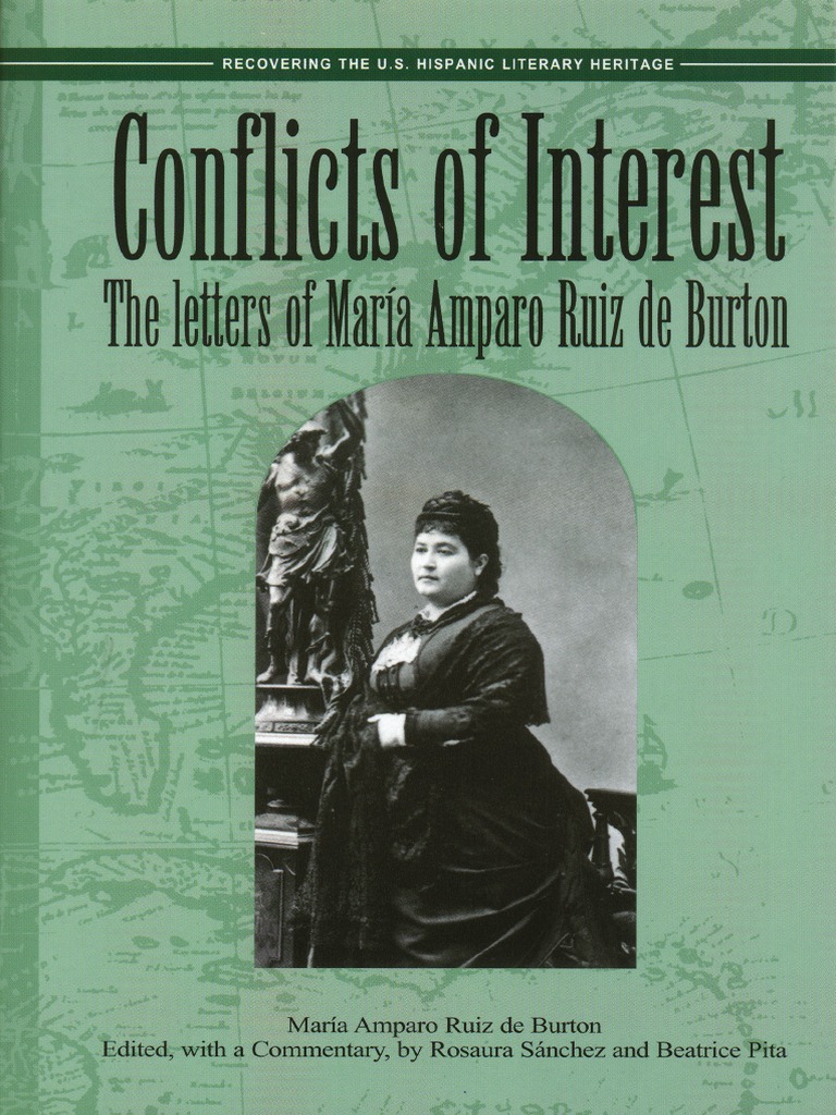 Conflicts of Interest The Letters of Maria Amparo Ruiz de Burton by ...