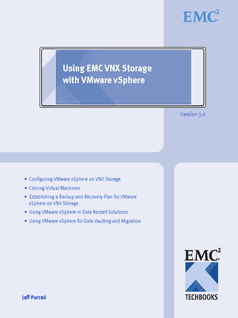 Using EMC VNX Storage With VMware Vsphere | PDF | V Mware | Computer Data Storage