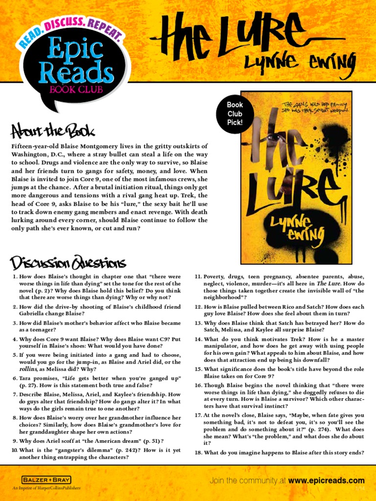 THE LURE: Book Club Guide | PDF