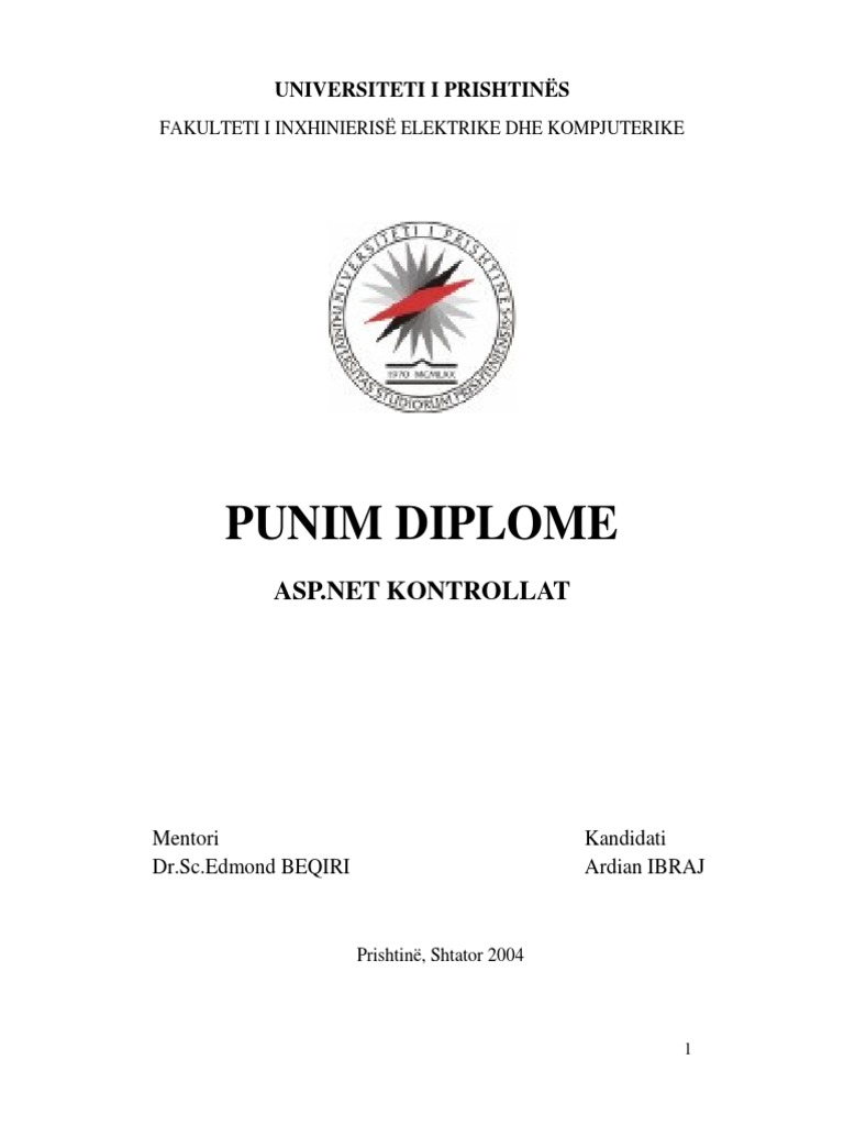 Teme Diplome ASP Net Kontrollat 123 | PDF