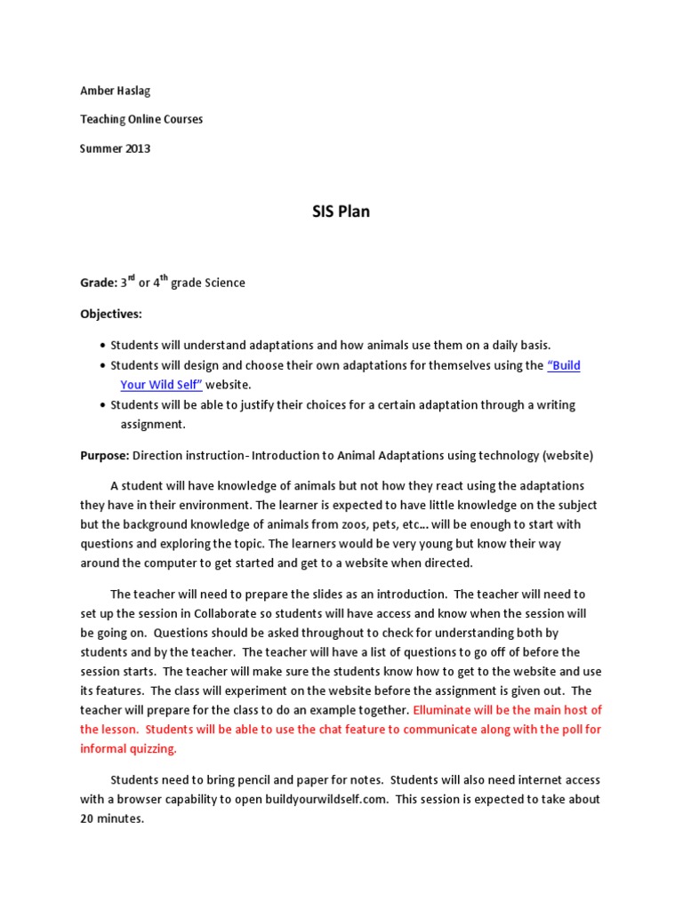 Sis Plan | PDF | Educational Technology | Communication