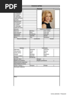 Planilla de Casting | PDF