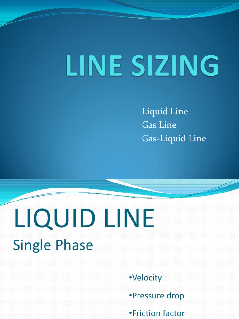 Line Sizing | PDF