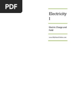 Electricity Part 1 Students | PDF | Electric Charge | Electric Current