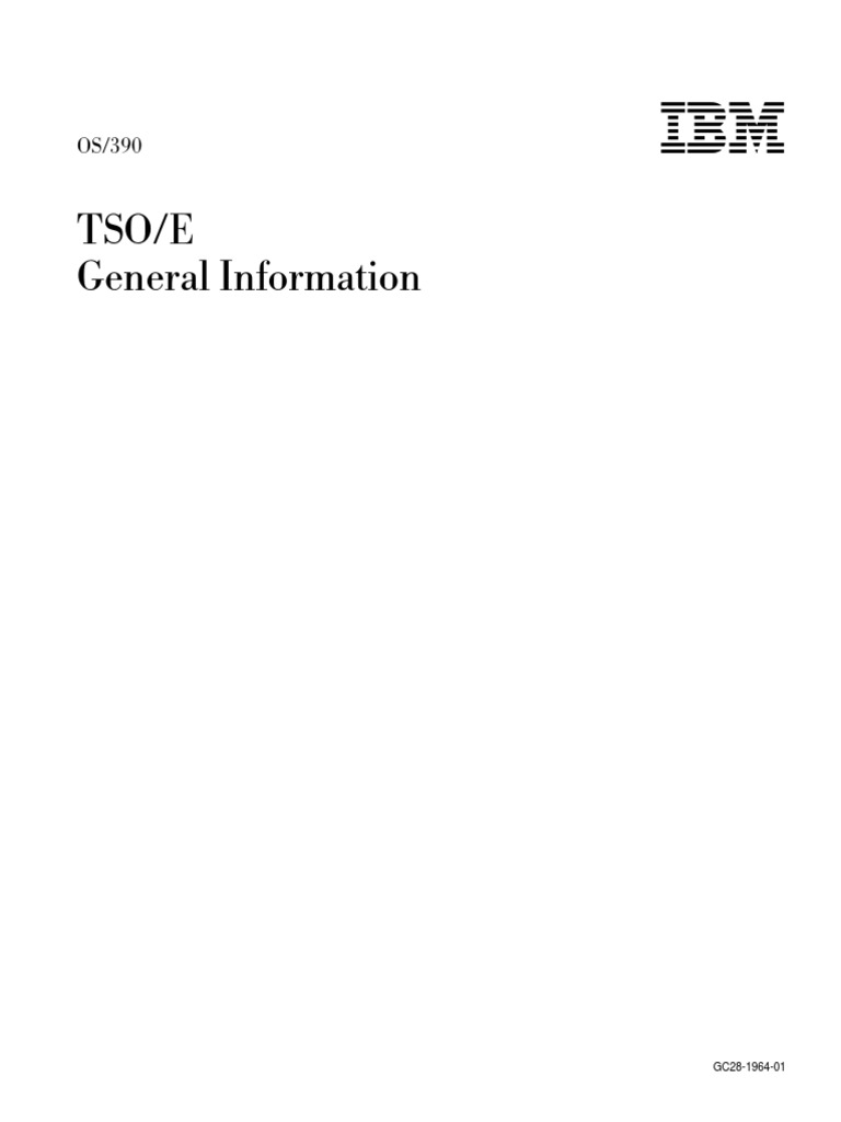 TSO Useful Guide | PDF | Command Line Interface | Areas Of Computer Science