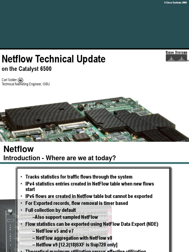 Netflow (6500 Specific) | PDF | Internet Architecture | Computer Standards