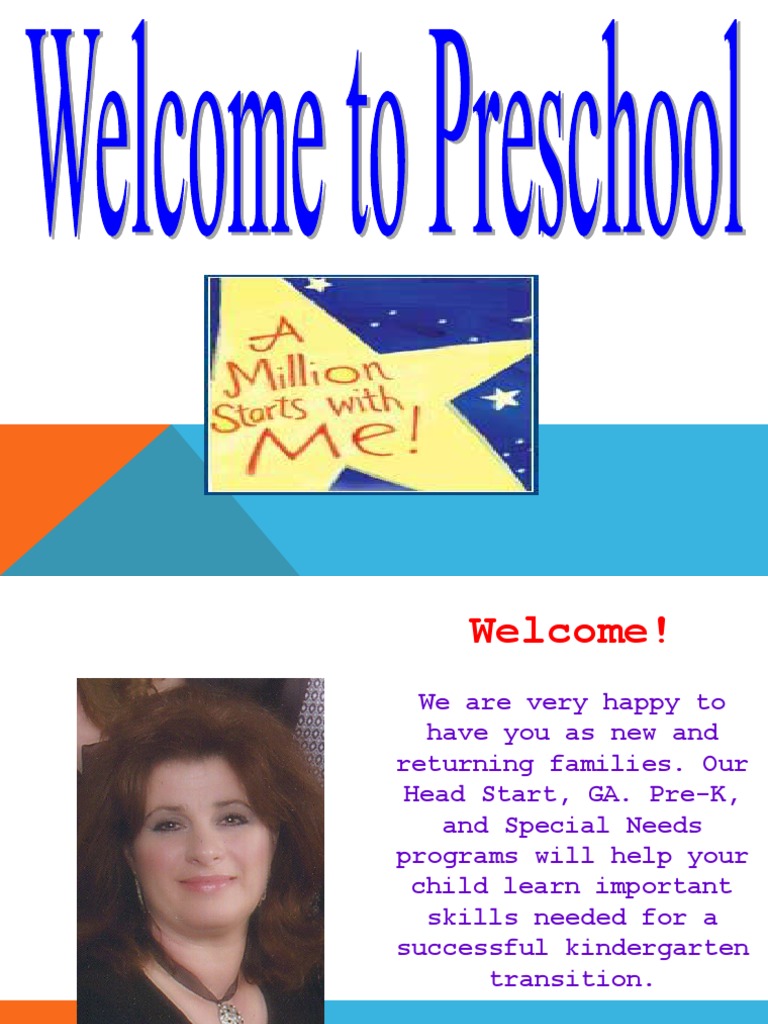 Parent Orientation Powerpoint-2013-2014 Preschool | PDF | Pre ...