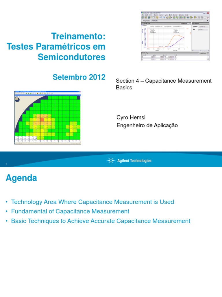 Parametric Tests For Semiconductor | PDF | Capacitor | Field Effect ...