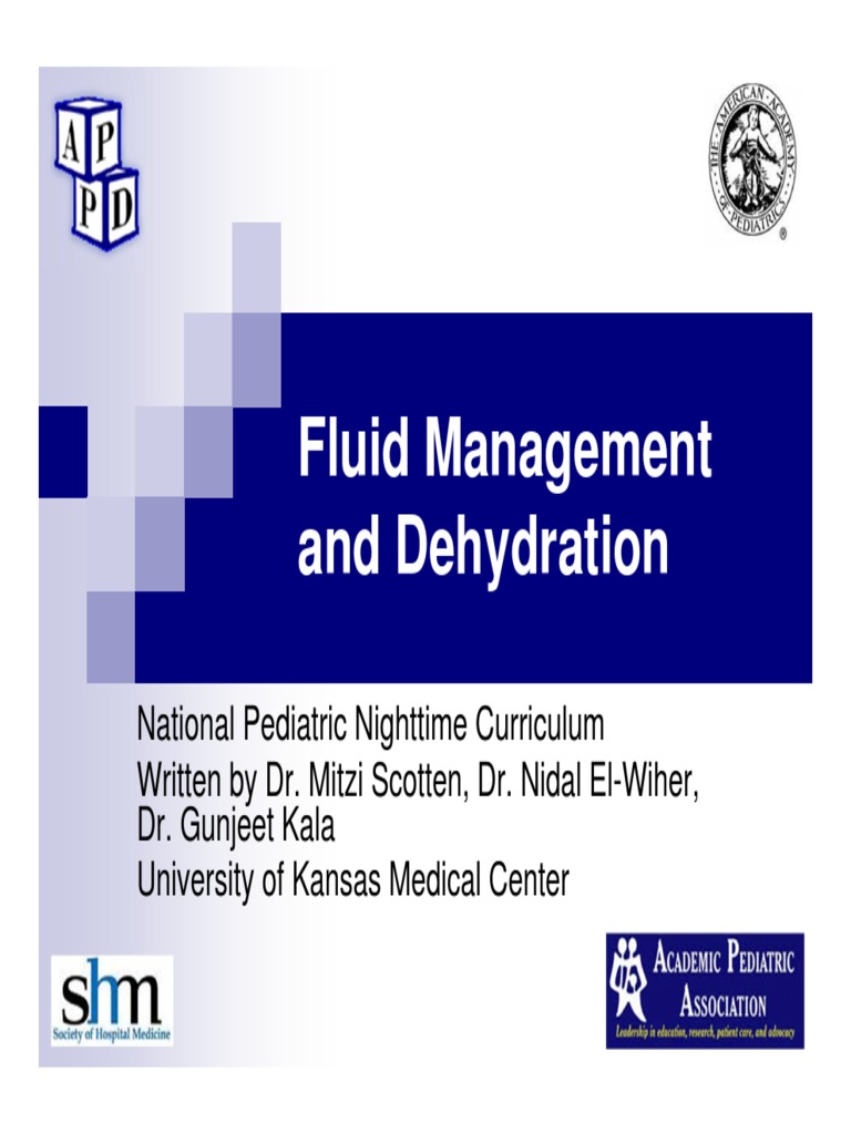 Fluid Management - Presentation PDF | PDF | Electrolyte | Dehydration